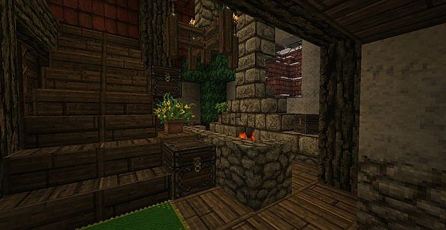 Medieval/ Fantasy Blacksmith || w/ Interior Minecraft Project
