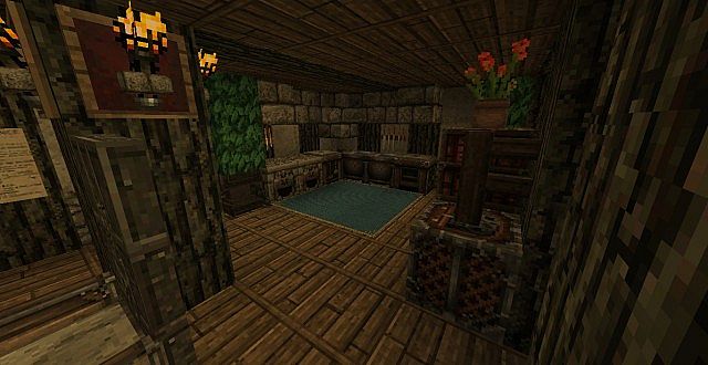 Medieval/ Fantasy Blacksmith || w/ Interior Minecraft Map