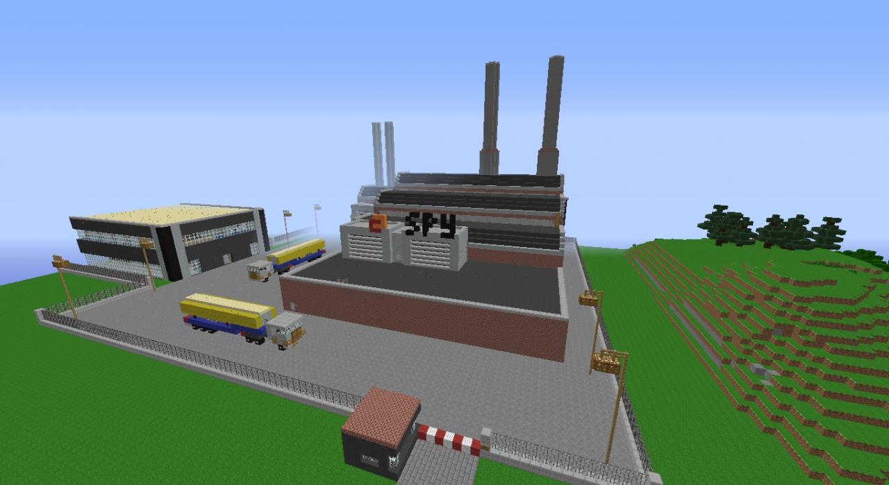 Heat and power plant Minecraft Map