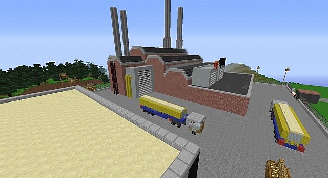 Heat and power plant Minecraft Map