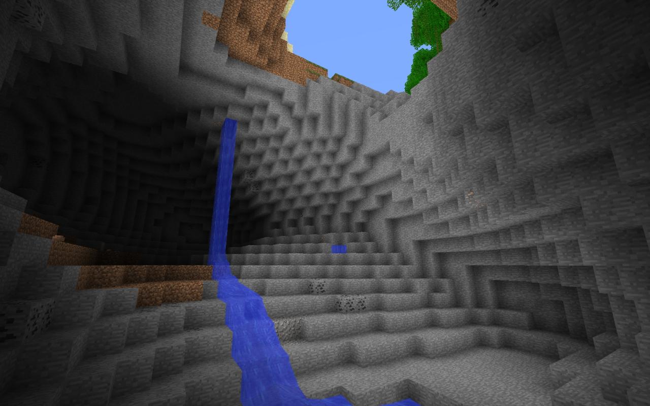 World Painter SSP Map/ USGS-GIS Data (ores & caves) Minecraft Map