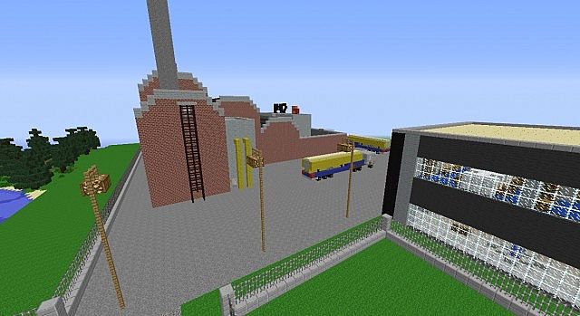 Heat and power plant Minecraft Map