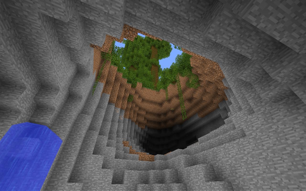 World Painter SSP Map/ USGS-GIS Data (ores & caves) Minecraft Map