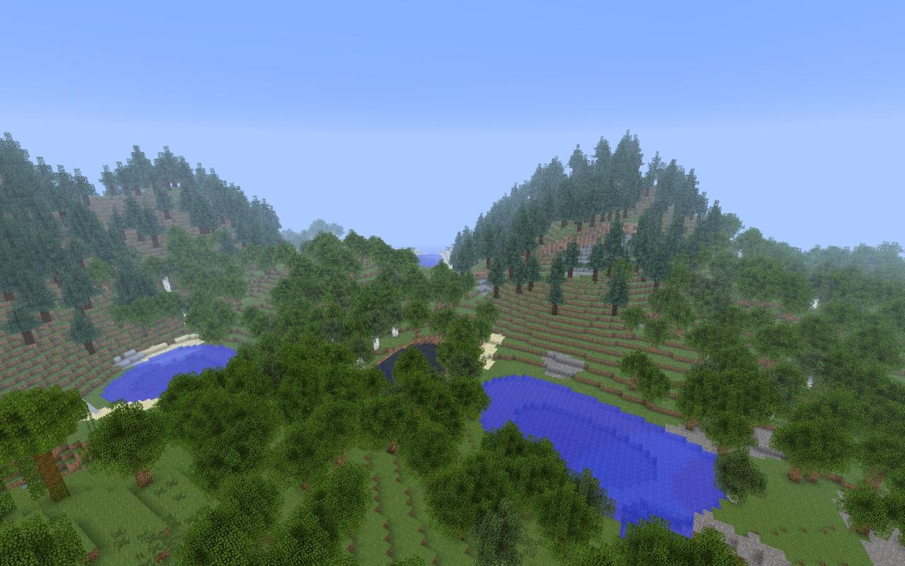 World Painter SSP Map/ USGS-GIS Data (ores & caves) Minecraft Map