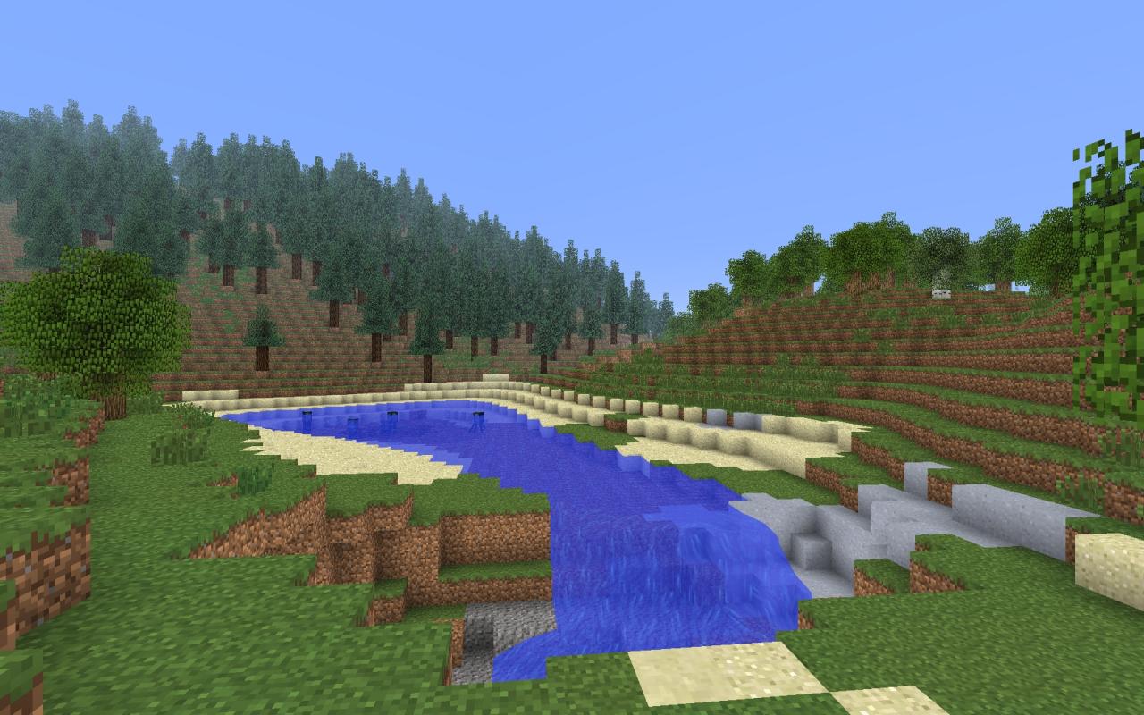 World Painter SSP Map/ USGS-GIS Data (ores & caves) Minecraft Map