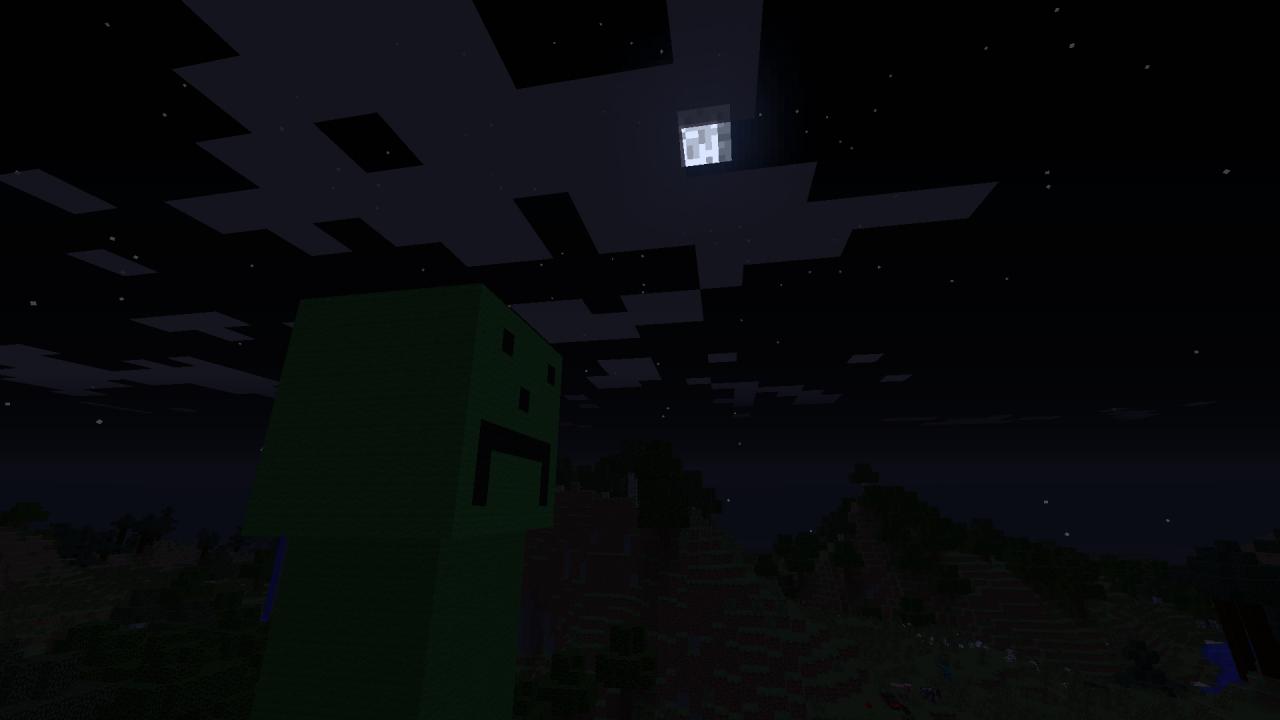 The simple creeper Minecraft Map