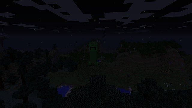 The simple creeper Minecraft Map