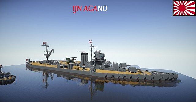 IJN Agano & Yahagi Light Cruisers Minecraft Project