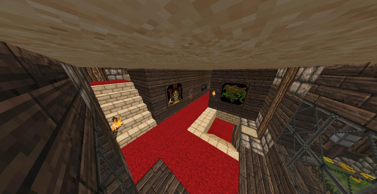 Medieval Project: Inn + Cafe/Inn eat room Minecraft Map