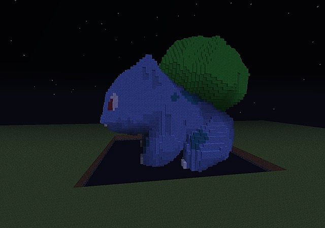 3D Bulbasaur Minecraft Map