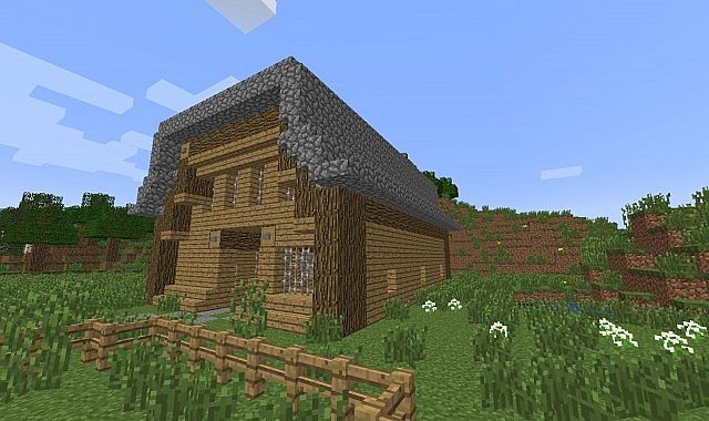 Horse Stable and House [1.7.4] Minecraft Map