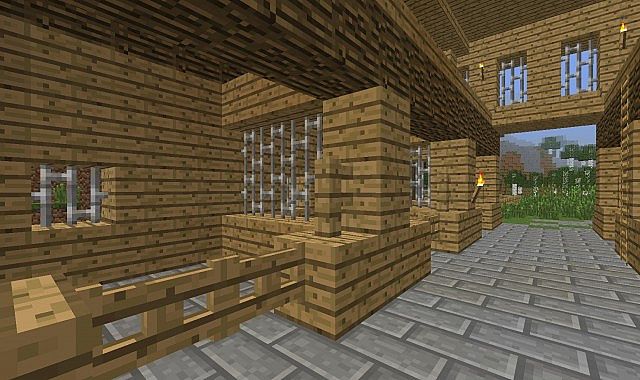 Horse Stable and House [1.7.4] Minecraft Map
