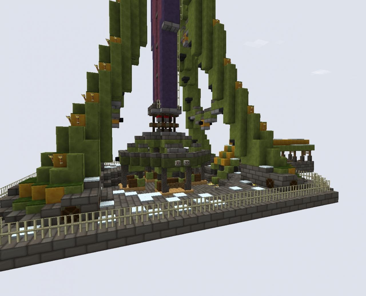 attraction for a Theme Park Minecraft Map