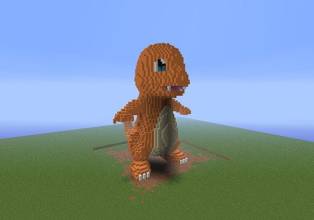 3D Charmander Minecraft Map