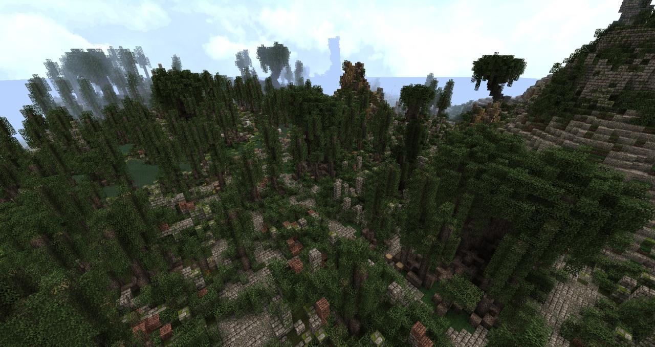 Minecraft Swampland-City Minecraft Map
