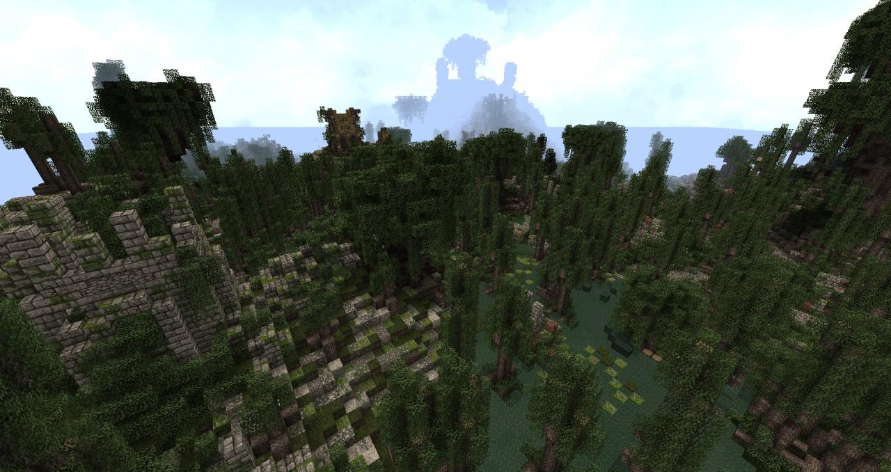 Minecraft Swampland-City Minecraft Map