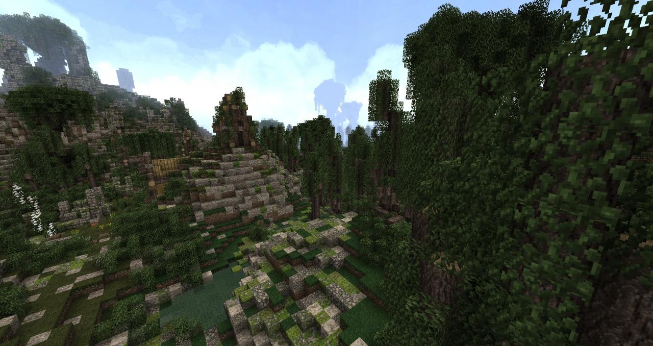 Minecraft Swampland-City Minecraft Map