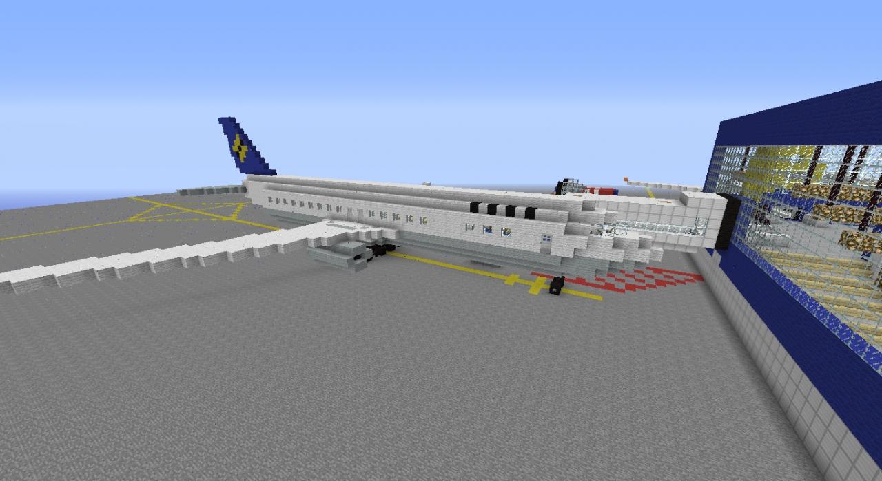 Boeing 737-800 (different Airlines) Minecraft Map