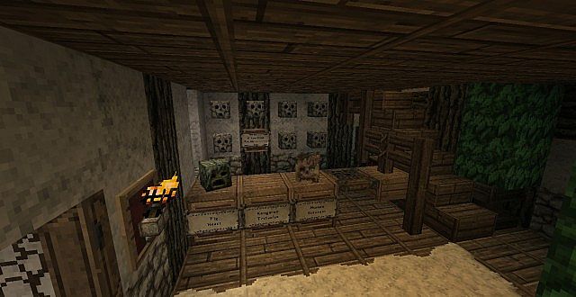 Medieval/ Fantasy Butchery || w/ Interior Minecraft Map