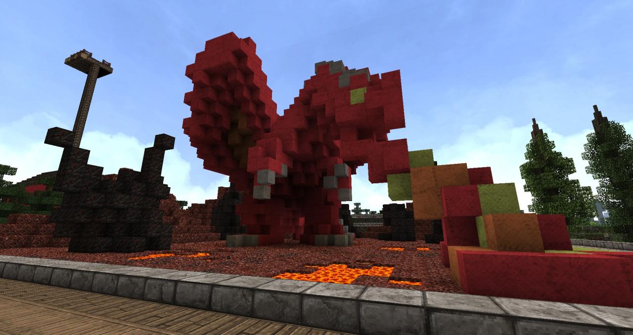Minecraft Element Dragons (Fire/Ice) Minecraft Map