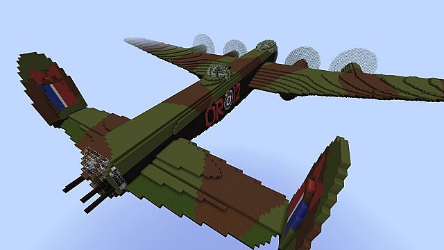 10:1 Avro Lancaster Minecraft Map