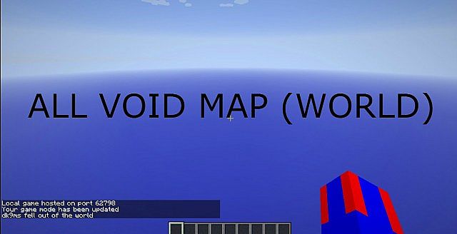 how to make an all void map/world