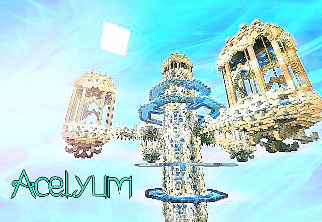 The magic temple of Acelyum Minecraft Map