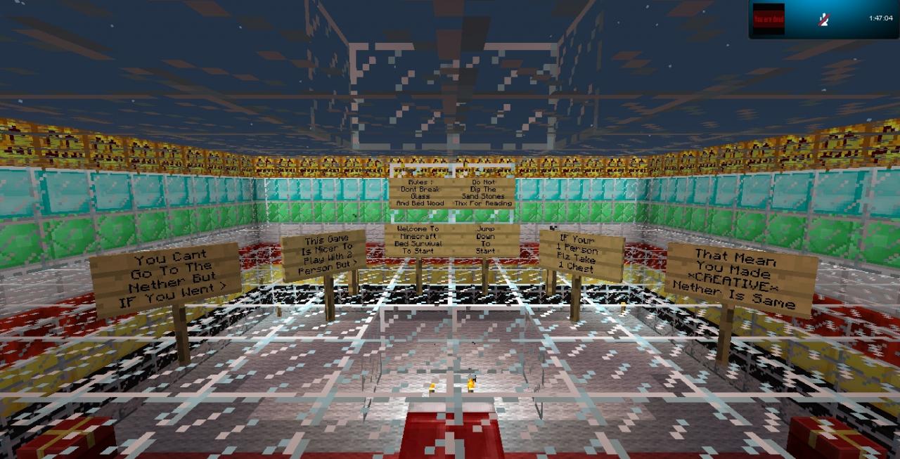 Bed Survival Minecraft Map