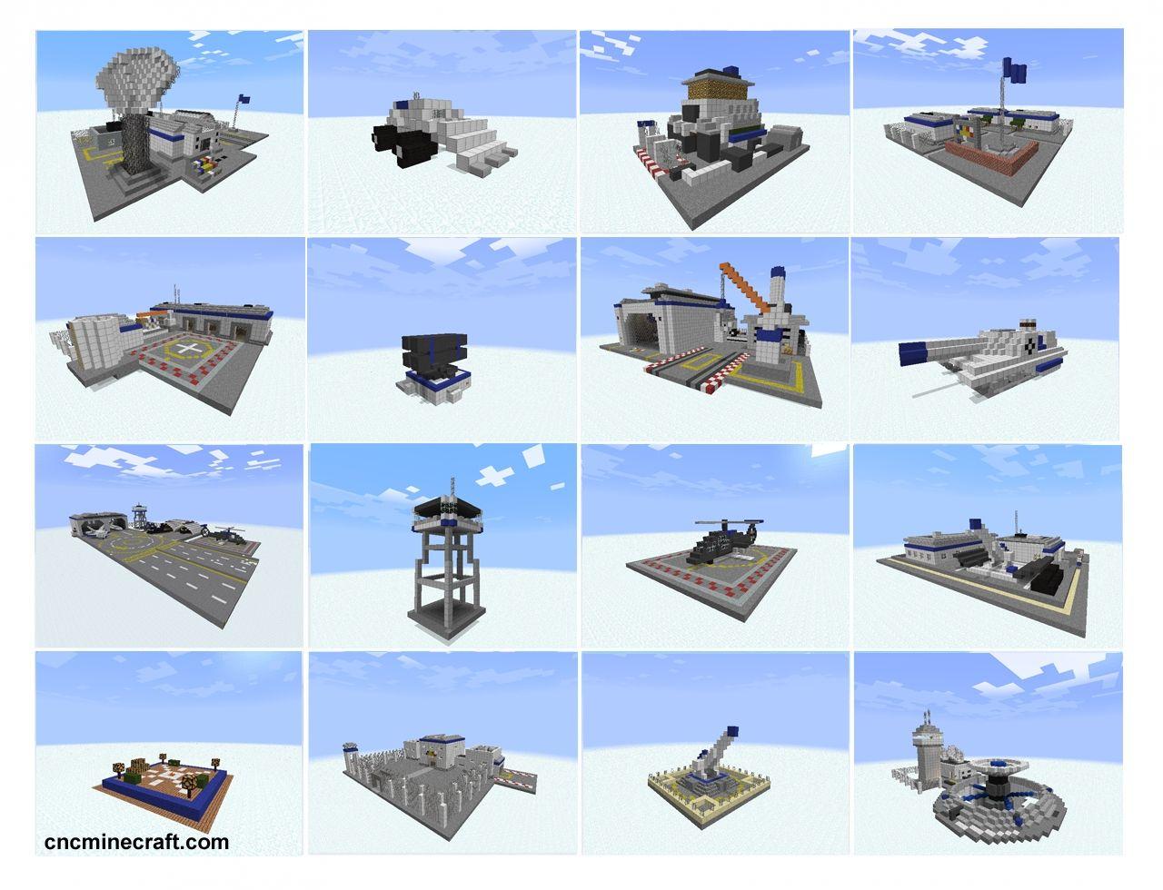 Military Building Bundle (C&C Generals) Minecraft Map