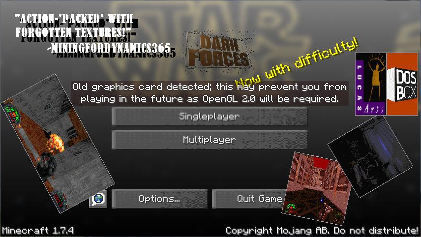 Star Wars: Dark Forces Resource Pack Minecraft Texture Pack