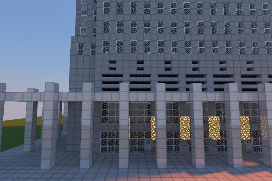 One Canada Square, London Minecraft Map