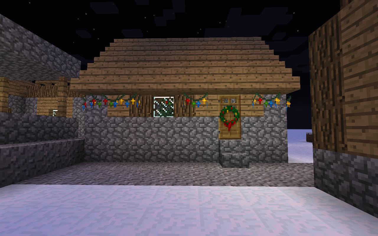 Christmas house. Minecraft Map