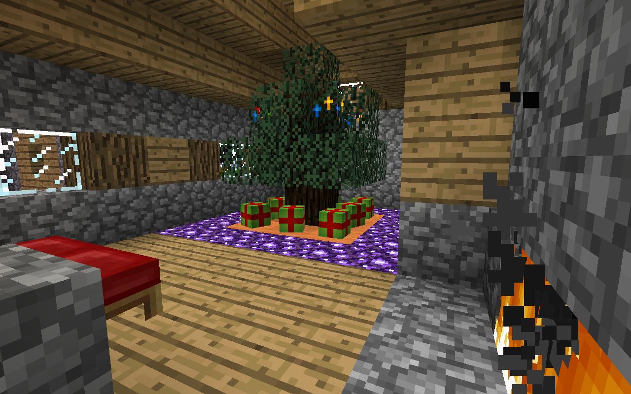Christmas house. Minecraft Map