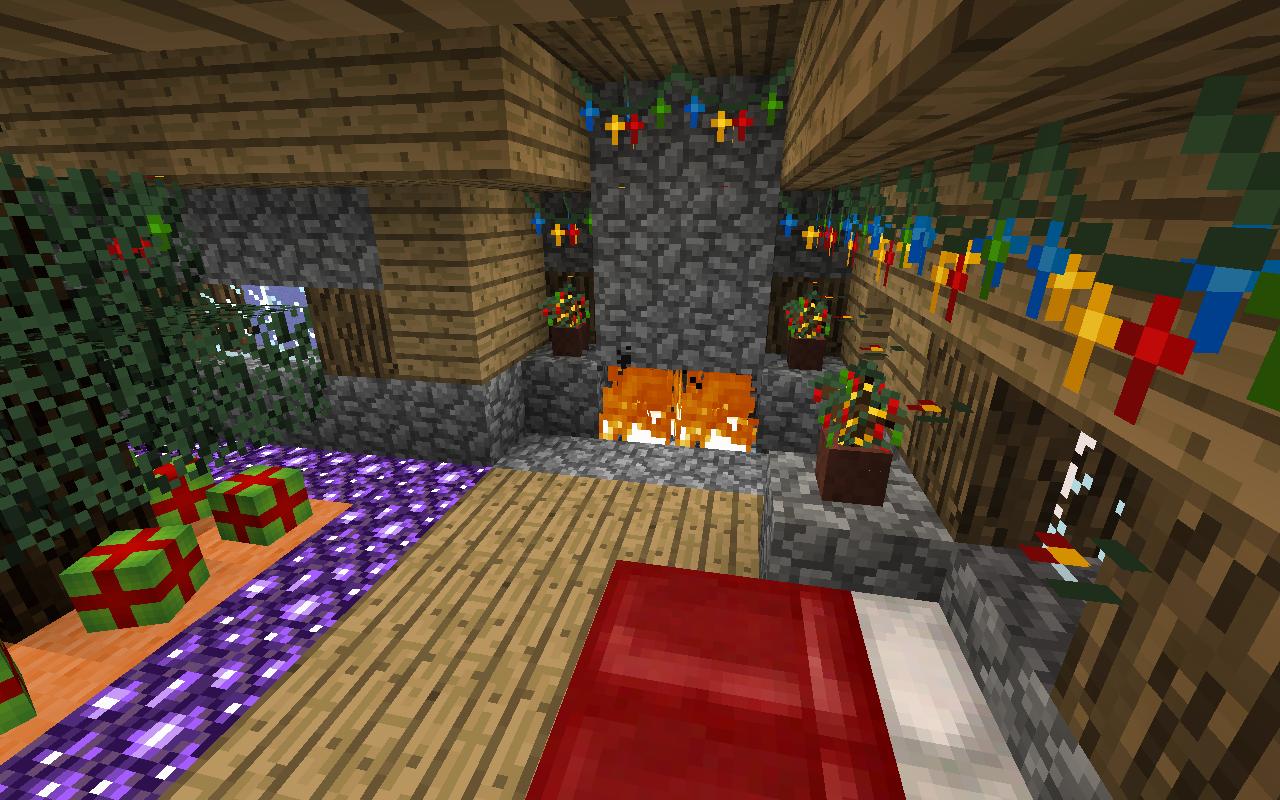 Christmas house. Minecraft Map