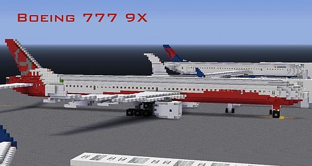 Boeing 777 9X (Dreamliner) Minecraft Map