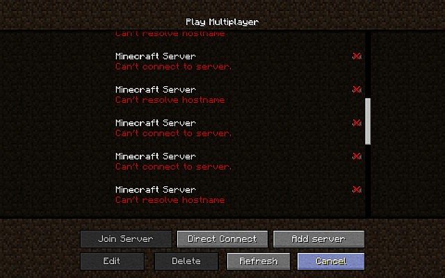 Servers that are gone