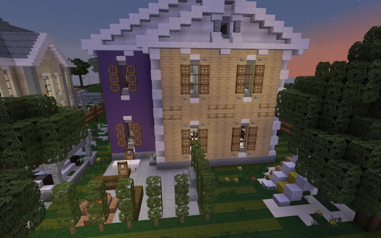 Craftsman Mansion Minecraft Blue Craftsman House The Sims 4 Rooms