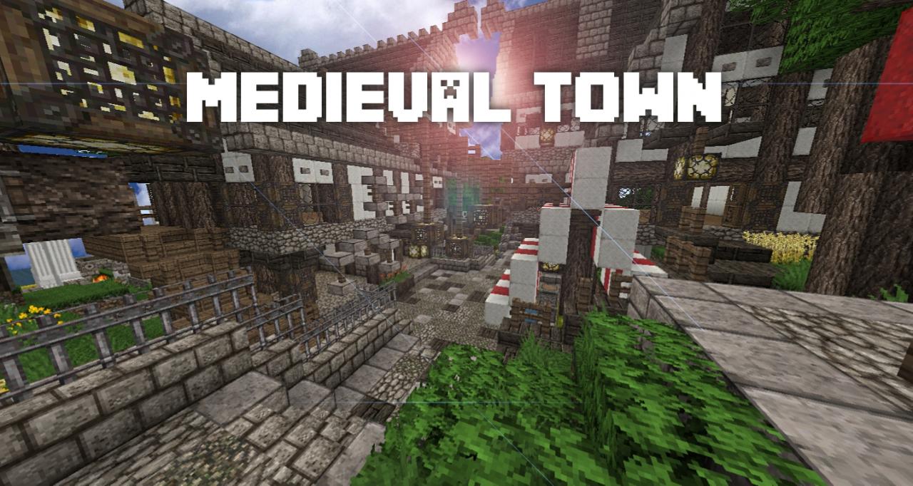 Medieval Town Minecraft Map