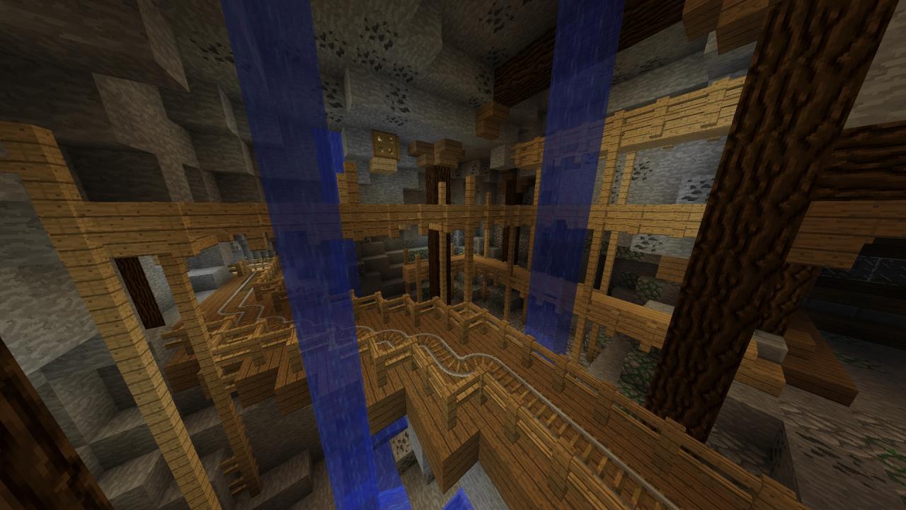 Indiana Jones Rollercoaster Minecraft Map