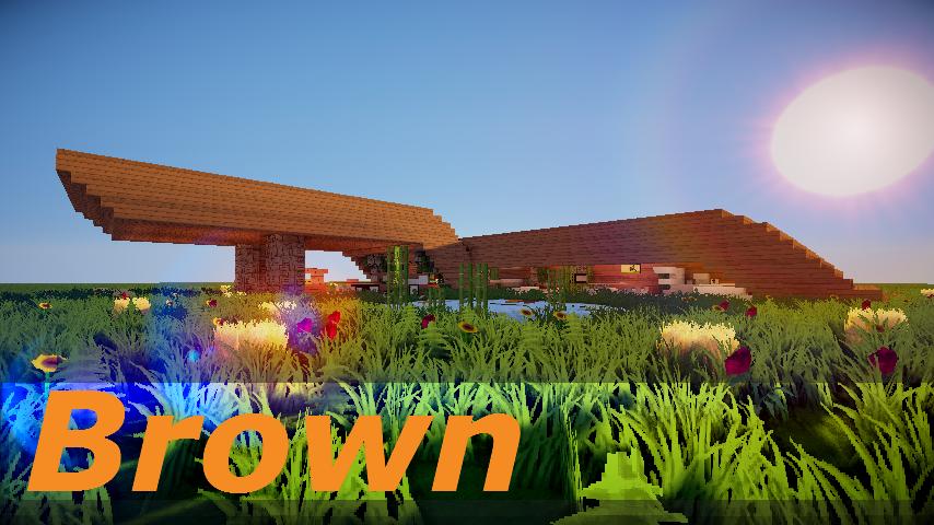 | Brown | Modern House Minecraft Map