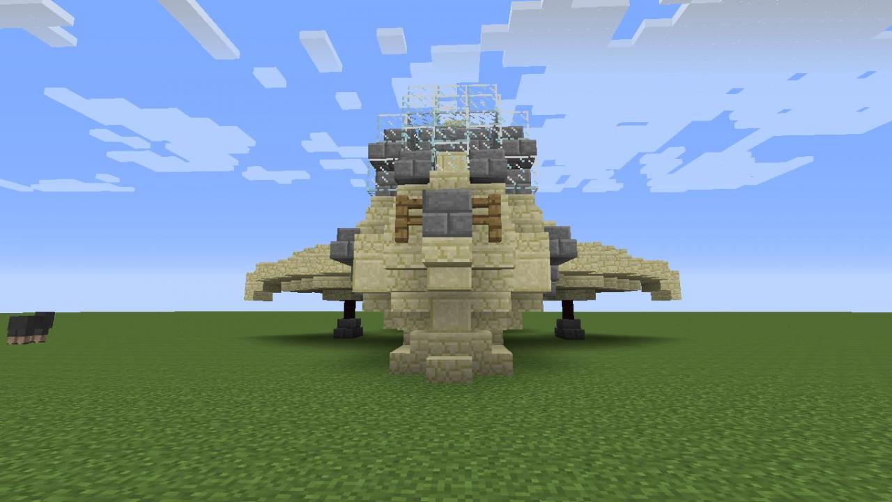Colonial Raptor from Battlestar Galactica Minecraft Map