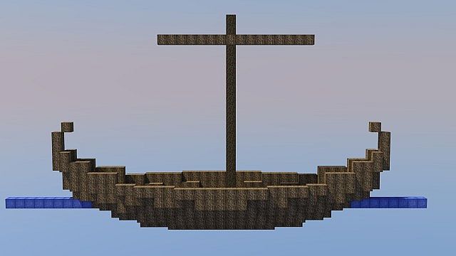 Medieval Large Longboat Minecraft Map