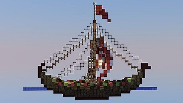 Medieval Large Longboat Minecraft Map