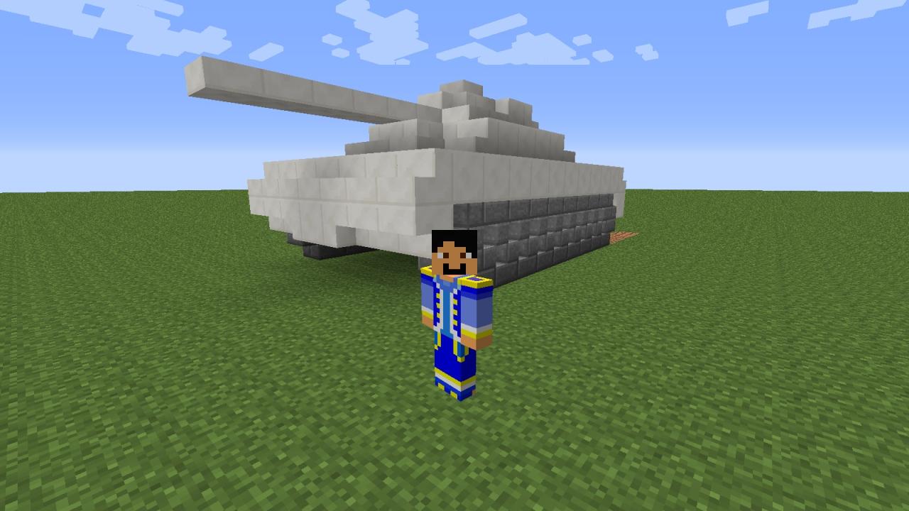 Detailed Tank Minecraft Map