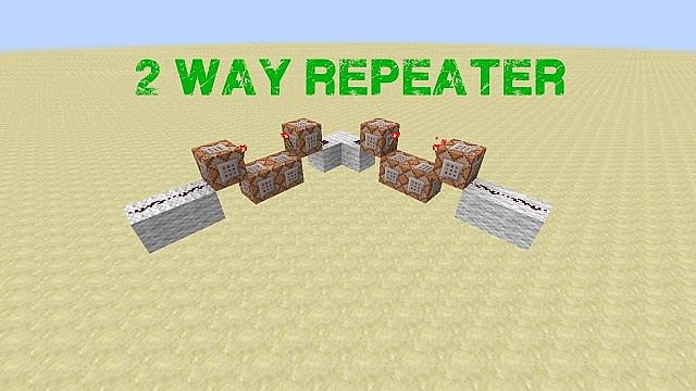 2 way repeater Minecraft Project