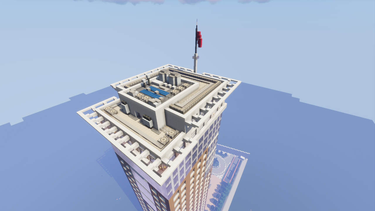 Tekfen Tower - Istanbul Turkiye (1:2 scale) Minecraft Map