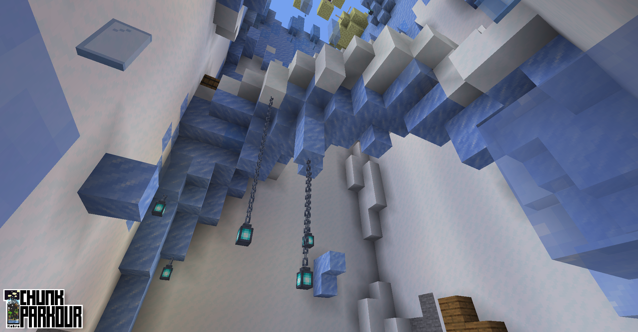 One Chunk Parkour Minecraft Map