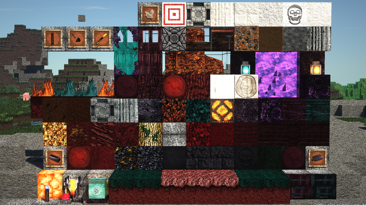 S&K Photo Realism Nether Addon 512x [1.19.2] Minecraft Texture Pack