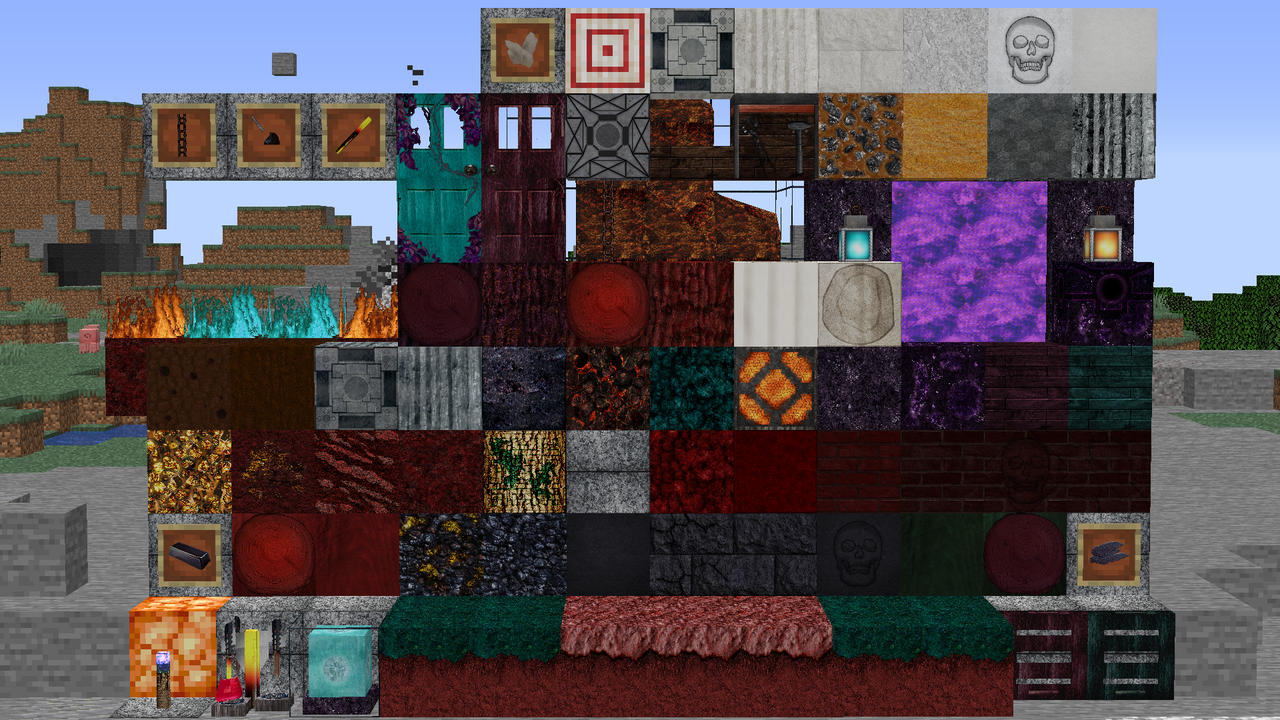 S&K Photo Realism Nether Addon 512x [1.19.2] Minecraft Texture Pack