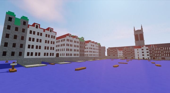 London 1500s miniature (WIP) Minecraft Map